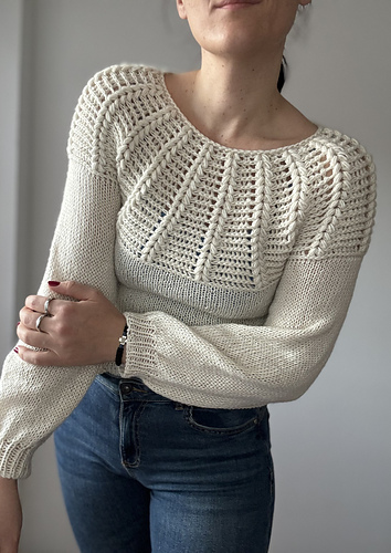 Ravelry: Snowflake Sweater pattern by LelaArapi