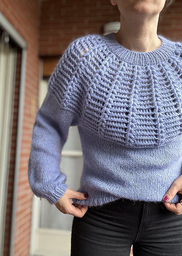 Ravelry: Snowflake Sweater pattern by LelaArapi