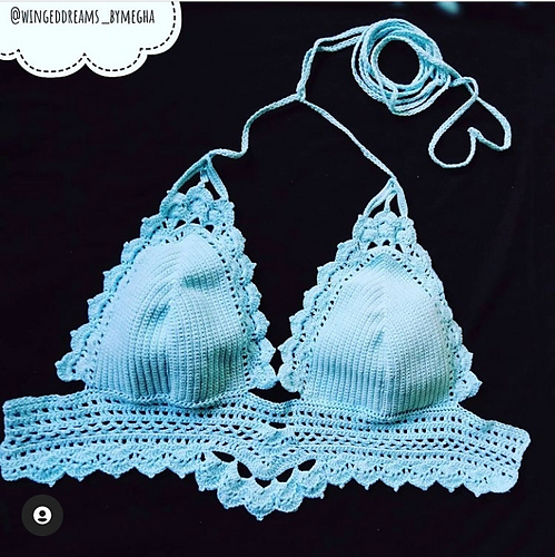 Ravelry: Sandslide Bralette pattern by Emily Kichler