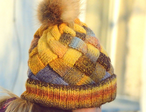 Ravelry: Attention Entrelac Hat pattern by Raina K