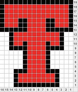 Ravelry: Double T chart pattern by Lauren McMordie