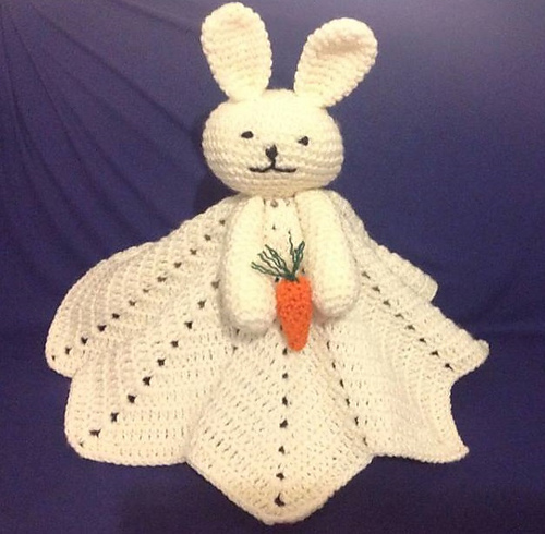 Ravelry: Bunny Security Blanket pattern by Selena Lazarus