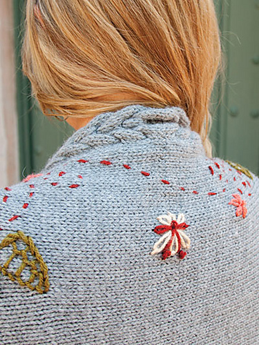 Ravelry: Epic Embroidered Wrap pattern by britt schmiesing