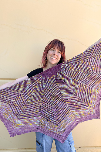 Ravelry: ZigZag Swag Shawl pattern by Lena Skvagerson