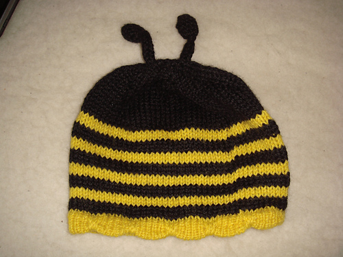 Ravelry: Bee Baby Hat pattern by Lena Swan