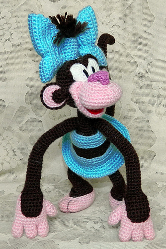 Ravelry: Amigurumi charming monkey Coco pattern by Elena Pichugina
