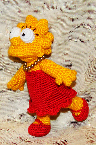 Ravelry: Lisa Simpson pattern by Elena Pichugina