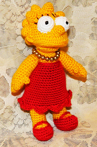 Ravelry: Lisa Simpson pattern by Elena Pichugina