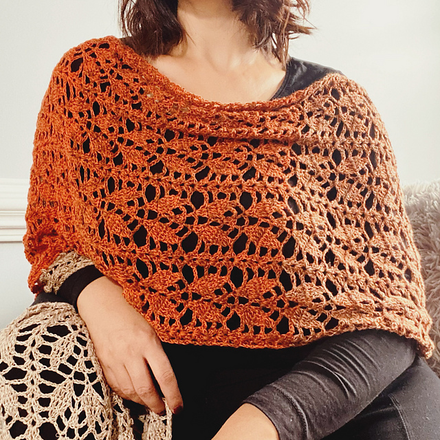 Ravelry: The Leaf Scarf pattern by LenyseaCrochet