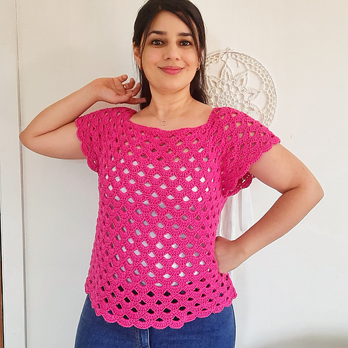Ravelry: Grand Arches Top pattern by Leonela Cevallos