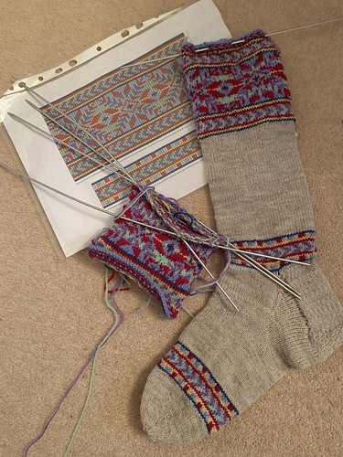 Ravelry: Norwegian Star Socks pattern by Lesley Booth