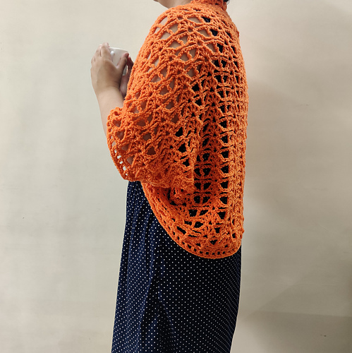 Ravelry: Sunshine Cocoon Shrug pattern by Crochet With Akita