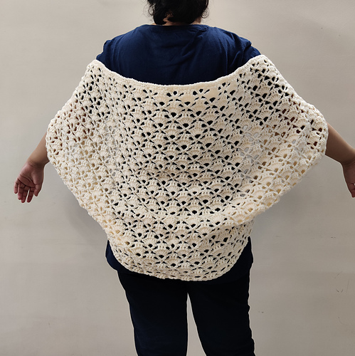 Ravelry: Magnolia Cocoon Shrug pattern by Crochet With Akita