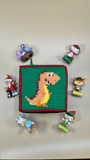 Ravelry: T-Rex Dinosaur Crochet Tapestry pattern by Huynh Thuy Dieu