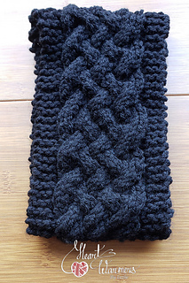 Ravelry: LezlieLR's woven Cables Earwarmer