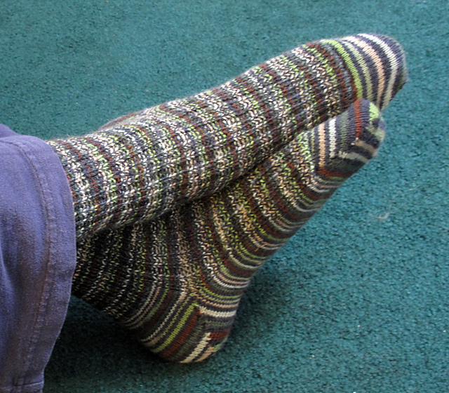 Ravelry: Beaded Rib Socks pattern by Libby Grant