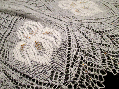 Ravelry: Goddess Irida's flower Shawl pattern by Lidiya Shomina