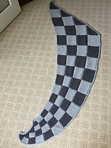 Ravelry: Curved Entrelac Shawl pattern by Dela Wilkins