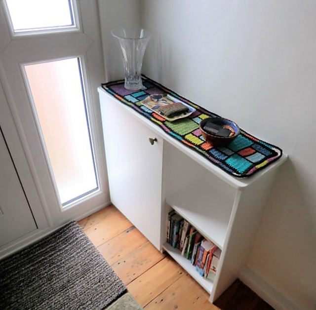 Ravelry: Stained glass runner pattern by Life of Ply