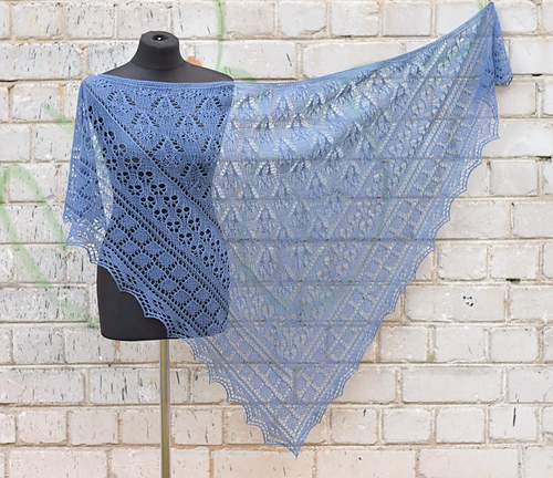 Ravelry: Ribbon Of Steel Shawl pattern by Larisa Berestovitsky