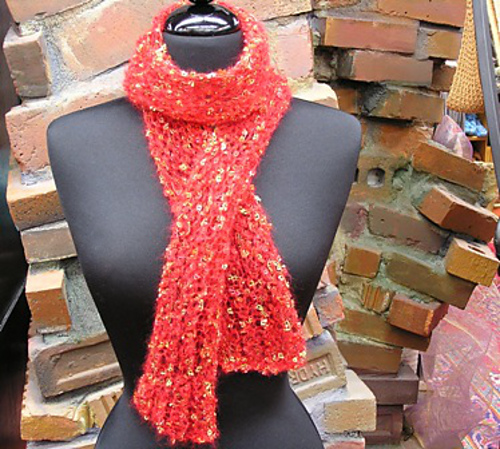 Ravelry: Delicate Holiday Scarf pattern by Lila Agnew