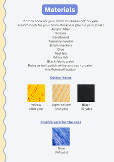 Ravelry: Pokemon Psyduck Golduck Outfit pattern by Ame Amis