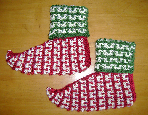 Ravelry: Elf Slippers: Knit pattern by Kj Hay