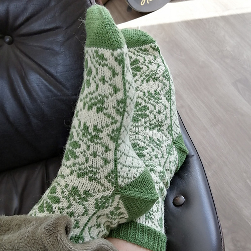 Ravelry: Apple Blossom Socks pattern by Marianne Sinclair