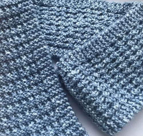 Ravelry: Chequered Infinity Scarf pattern by Lily Steeple