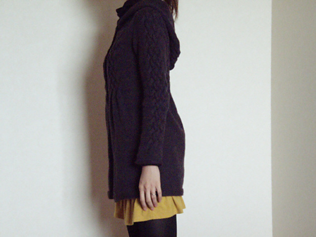 Ravelry: Handknitlife's Smocked Cable Coat 2