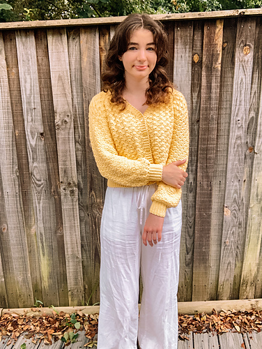 Ravelry: Conch Cardigan/Top Set pattern by Zara Lily Purl Design