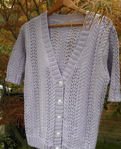 Ravelry: Cables & Lace Cardigan pattern by Jodi Lemieux