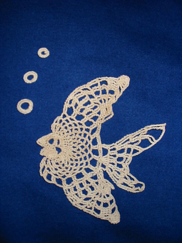 Ravelry: Angel Fish Applique pattern by Susan M. Whitlock
