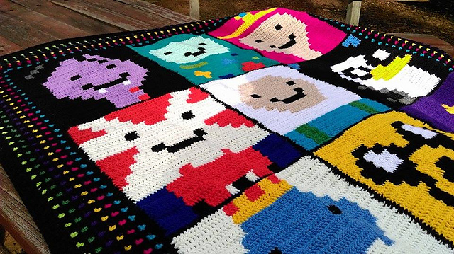 Ravelry: LindaDavie's Adventure Time Blanket