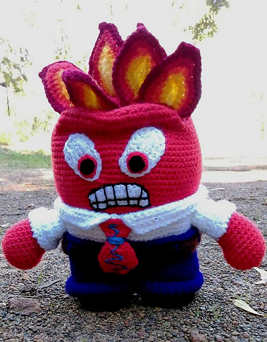 Ravelry: LindaDavie's 'Anger' from 'Inside Out'