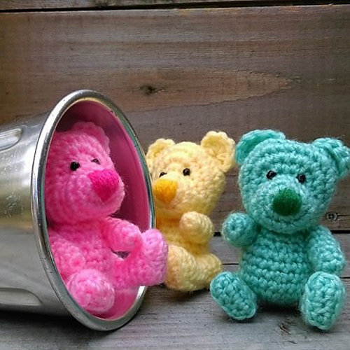 Ravelry: The Milkshake Bears pattern by Linda Davie