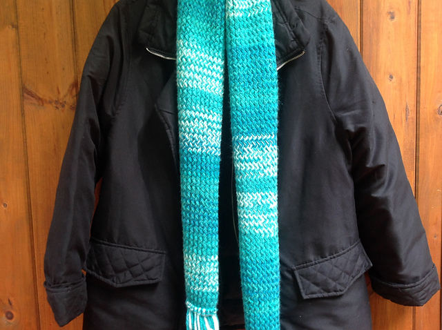 Ravelry: Loom Knit Scarf For Beginners pattern by Loomahat