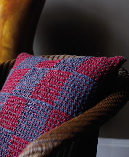 Ravelry: Check-Mate Cushion pattern by Martin Storey