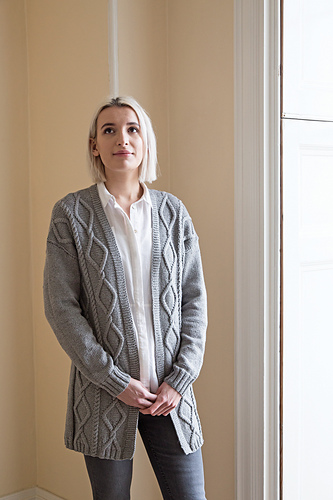 Ravelry: Long Aran Cardigan pattern by Martin Storey