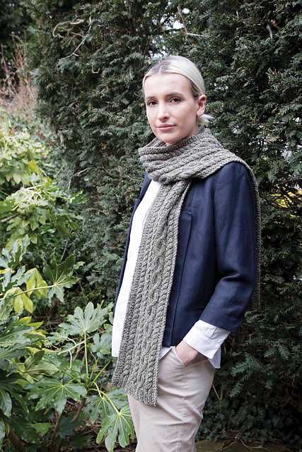 Ravelry: Open Cable Scarf pattern by Martin Storey
