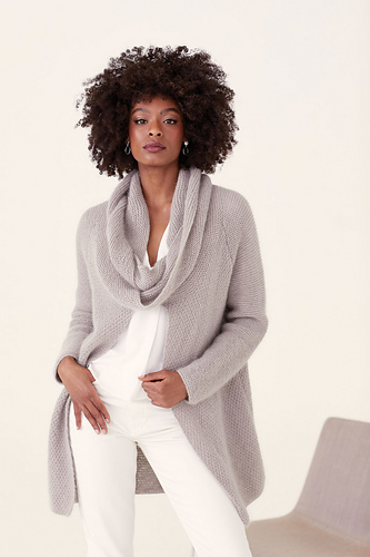 Ravelry: 007 Cowl Cardigan pattern by Lisa Richardson