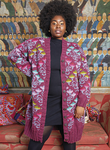 Ravelry: Chinese Rose Coat - 2021 pattern by Kaffe Fassett