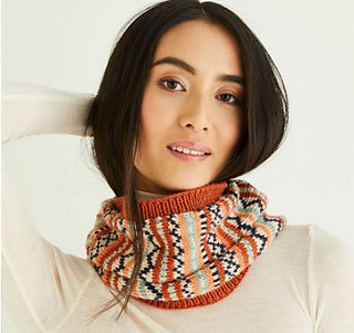 Ravelry: 10501 Fair Isle Snood pattern by Sirdar