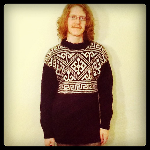 Ravelry: Men's Norwegian jumper pattern by Martina Niebur