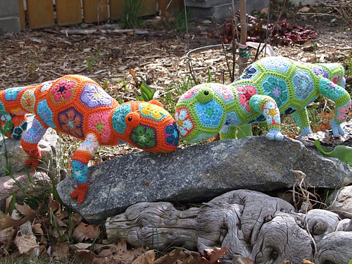 Ravelry: Leon the African Flower Chameleon pattern by LineandLoops