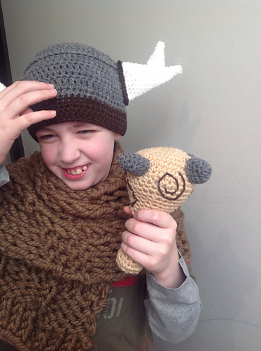 Ravelry: Caveman Hat and Club pattern by Briana K Designs
