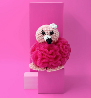 Ravelry: Flamingo Scrubby Buddy pattern by Lion Brand Yarn