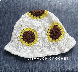 Ravelry: Sunflower Bucket Hat pattern by LisaAuch Crochet