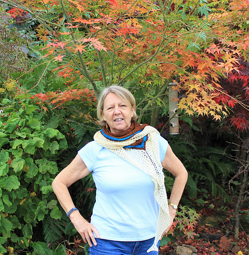 Ravelry: Anascrecca Shawl pattern by Lisa Featherstone