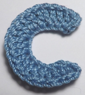 Ravelry: C-Letter pattern by Lisa Gentry